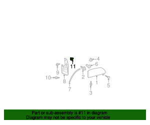 1995-2023 Toyota Rocker Molding Grommet 90189-06006 | Toyota OEM Direct