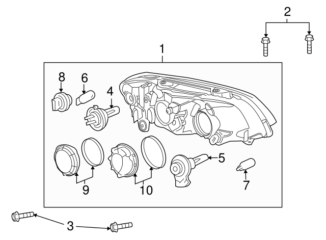2006-2024 GM M6x1x33 Multi-Purpose Bolt 11519385 GM | GMPartsDirect.com