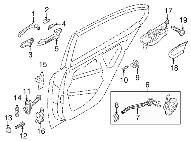 82662-F6000 - Cover - 2017-2020 Kia Cadenza | Kia Auto Parts