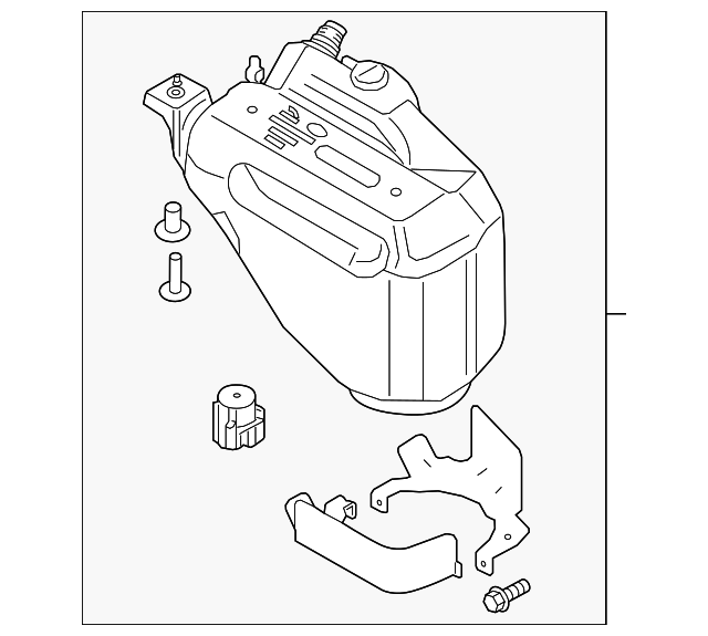 Genuine Tank Assembly for 2018-2019 Land Rover Range Rover Velar | Land ...