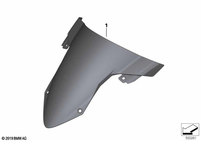 46631686588 - Windscreen Coated 2018-2024 BMW-Motorrad S 1000 RR | BMW ...