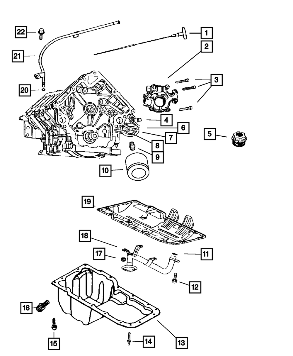 2003-2008 Dodge Oil Filter Adapter 53021610AF | Mopar eStore