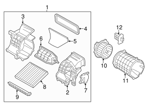 97199-1W000 - Pad 2012-2017 Kia Rio | Kia.Parts Store