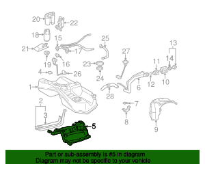 1998-2010 Lexus Tank Shield 77606-30160 | OEM Parts Online