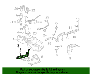 1998-2010 Lexus Strap 77601-30160 | OEM Parts Online
