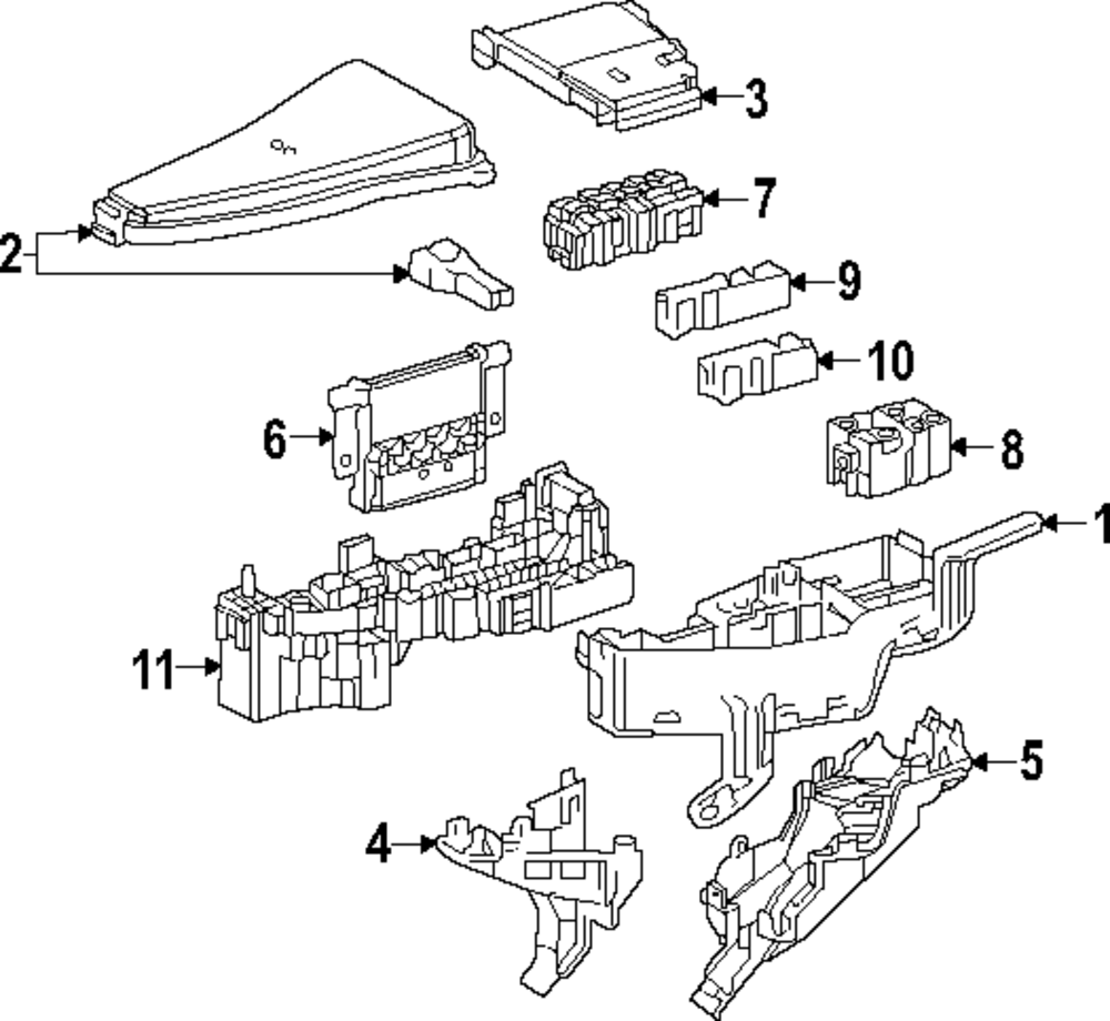 2024-2025 Toyota Grand Highlander Main Relay Block 82620-48310 | OEM ...