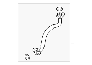 2013-2022 Volkswagen Oil Return Line 06K-145-735-L | OEM VW Parts Haus