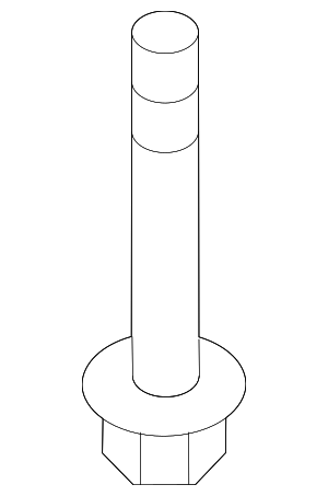 2008-2024 Mitsubishi Trailing Arm Bolt MU000995 | Mitsubishi Parts ...