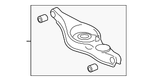 2013-2024 Mitsubishi Lower Control Arm 4113A125 | Mitsubishi Parts ...