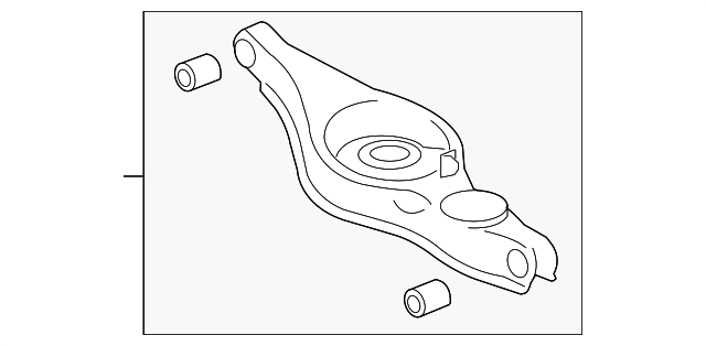 2013-2024 Mitsubishi Lower Control Arm 4113A125 | Mitsubishi Parts ...