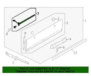 2017-2023 Land Rover Discovery Liftgate Hinge LR082847 ...