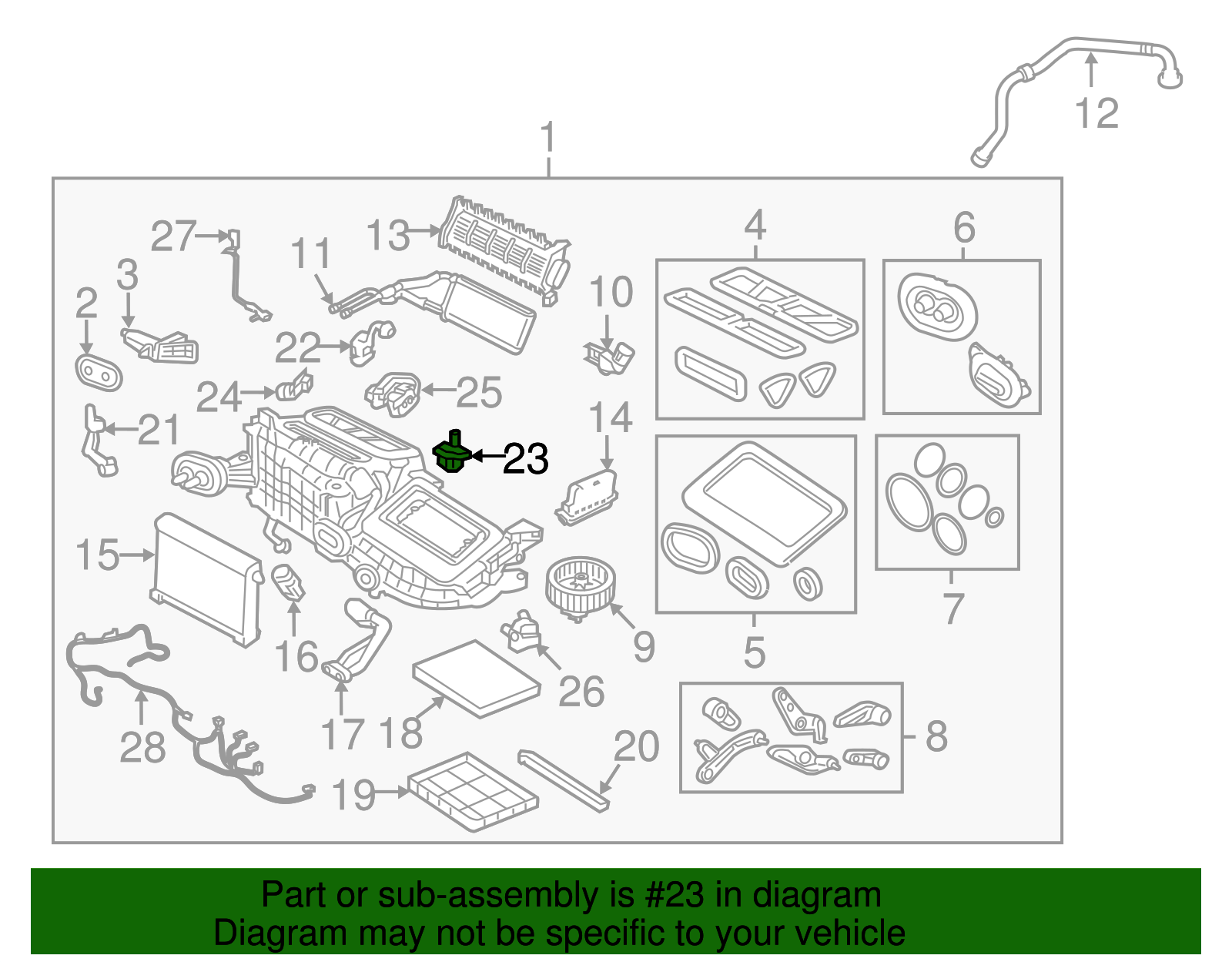 Genuine OEM Door Actuator Part# LR093016 Fits 2018-2024 Land Rover ...