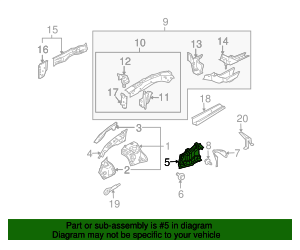 2003-2007 Nissan Murano Splash Shield 64838-CA000 | OEM Parts Online