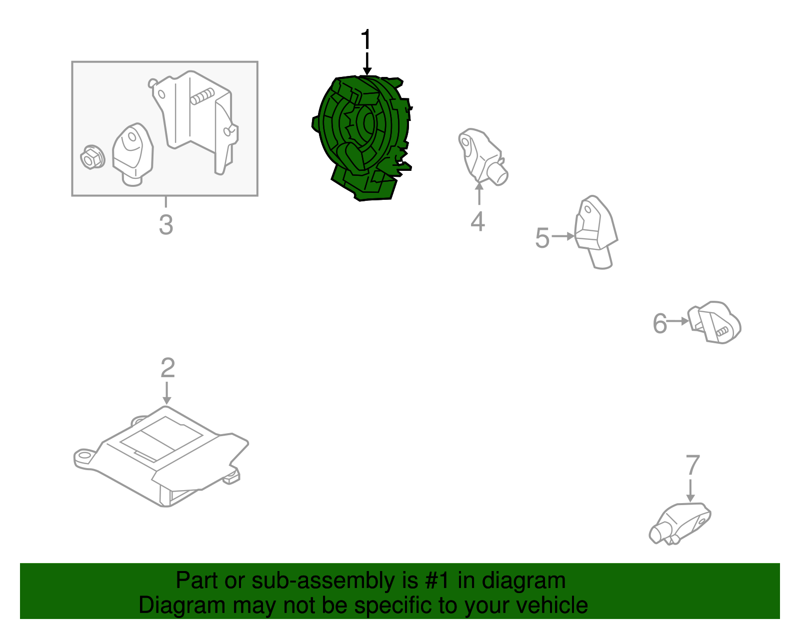 2017-2024 Toyota Clock Spring SU003-07186 | Retail Performance Auto Parts
