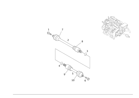 Axle Shaft for 2017 Smart Fortwo | Mercedes-Benz USA Parts