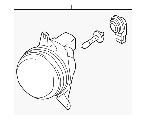 92201-3E500 - Fog Lamp Assembly 2007-2009 Kia Sorento | Kia.Parts Store