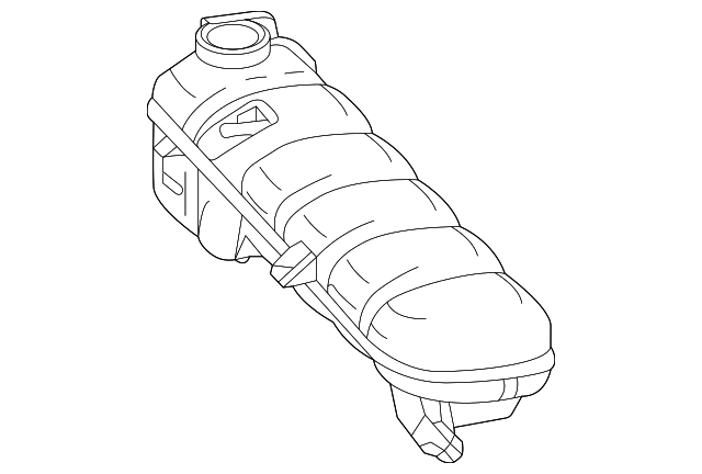 2021-2025 Chevrolet Corvette Radiator Surge Tank 84889157 GM ...