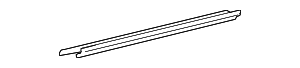 2008-2022 Toyota Sequoia Door Belt Molding (Left, Rear) 68164-0C031 ...