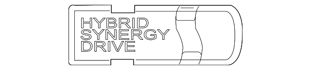 75445-0E050 - Hatch Emblem - 2014-2016 Toyota Highlander | OEM Genuine ...