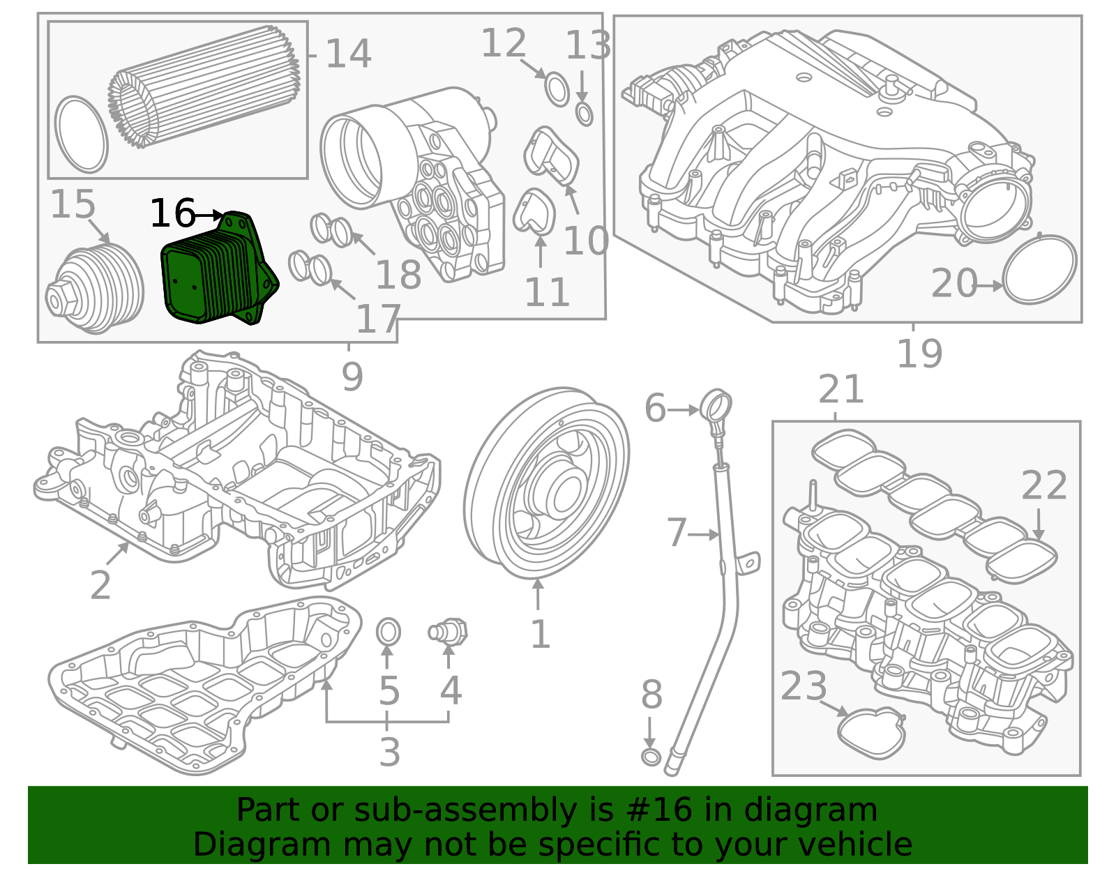 2022-2025 Kia Carnival | Oil Cooler | 26410-3N300 | Kia Auto Parts