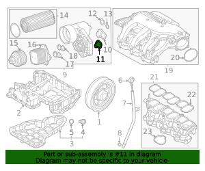 26341-3N300 - Filter Assembly Gasket 2022-2024 Kia Carnival | Kia.Parts ...