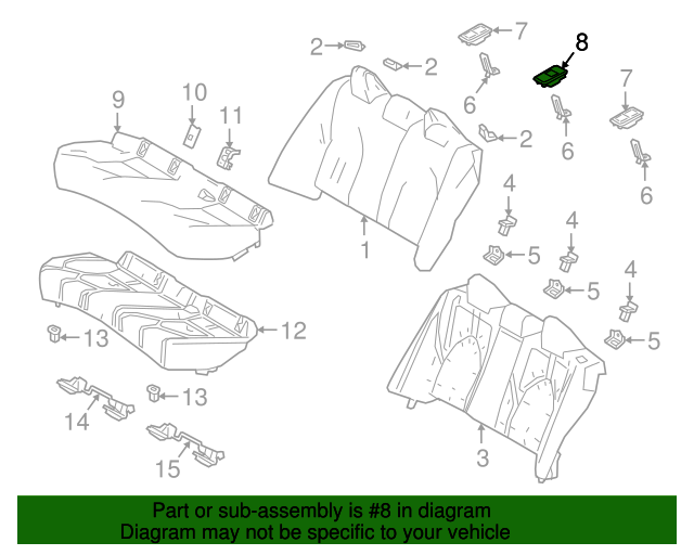 73717-06140-C0 - Anchor Cover - 2019-2023 Toyota Camry | OEM Genuine ...