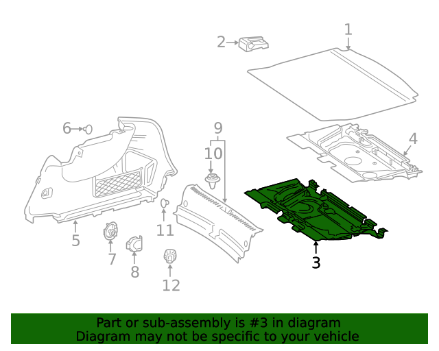 177-890-00-00 - Floor Cover Panel 2020-2021 Mercedes-Benz ...