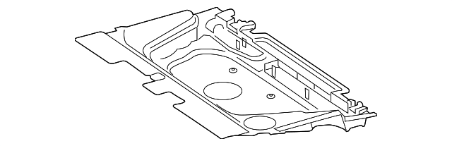 118-690-22-01-9E83 - Spare Tire Panel 2020-2021 Mercedes-Benz CLA 250 ...