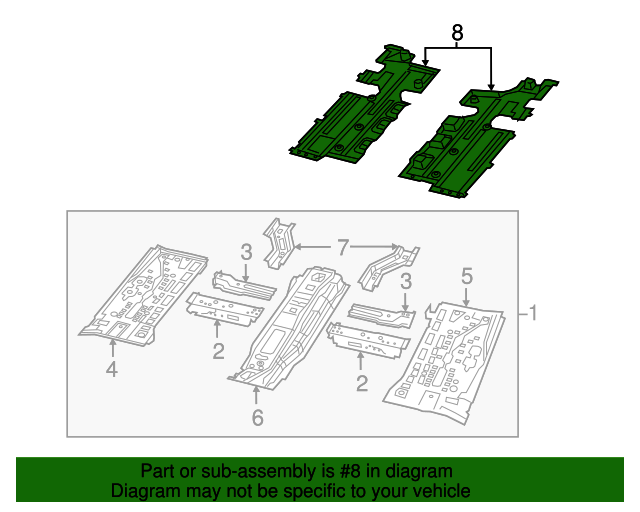 2016-2018 Fiat 500X Under Cover - Driver's Side (LH) 68246950aa ...
