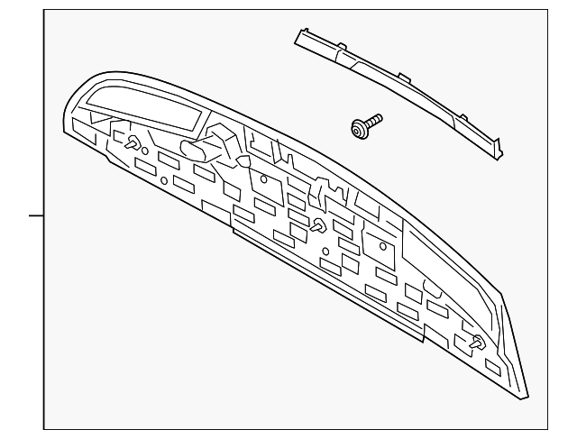 2019-2020 Volvo V60 Spoiler Assembly 39790631 | TascaParts.com