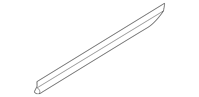 82871-EB09E - Body Side Molding - 2005-2019 Nissan Frontier | Nissan ...