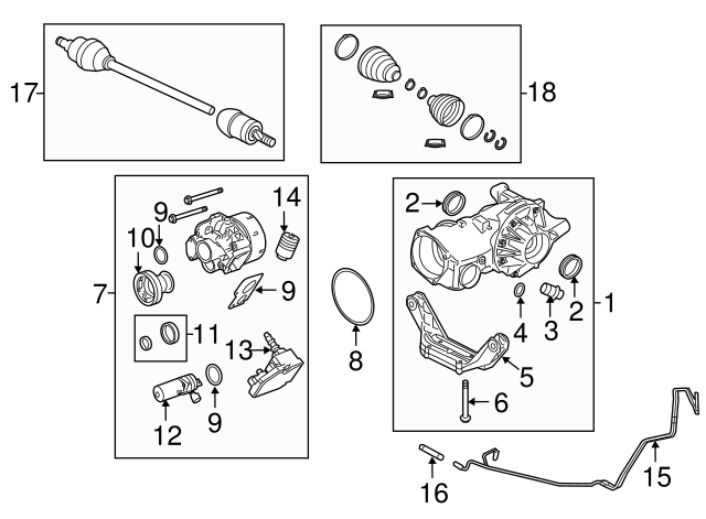 Genuine OEM Viscous Coupler Part# LR077391 Fits 2009-2015 Land Rover ...