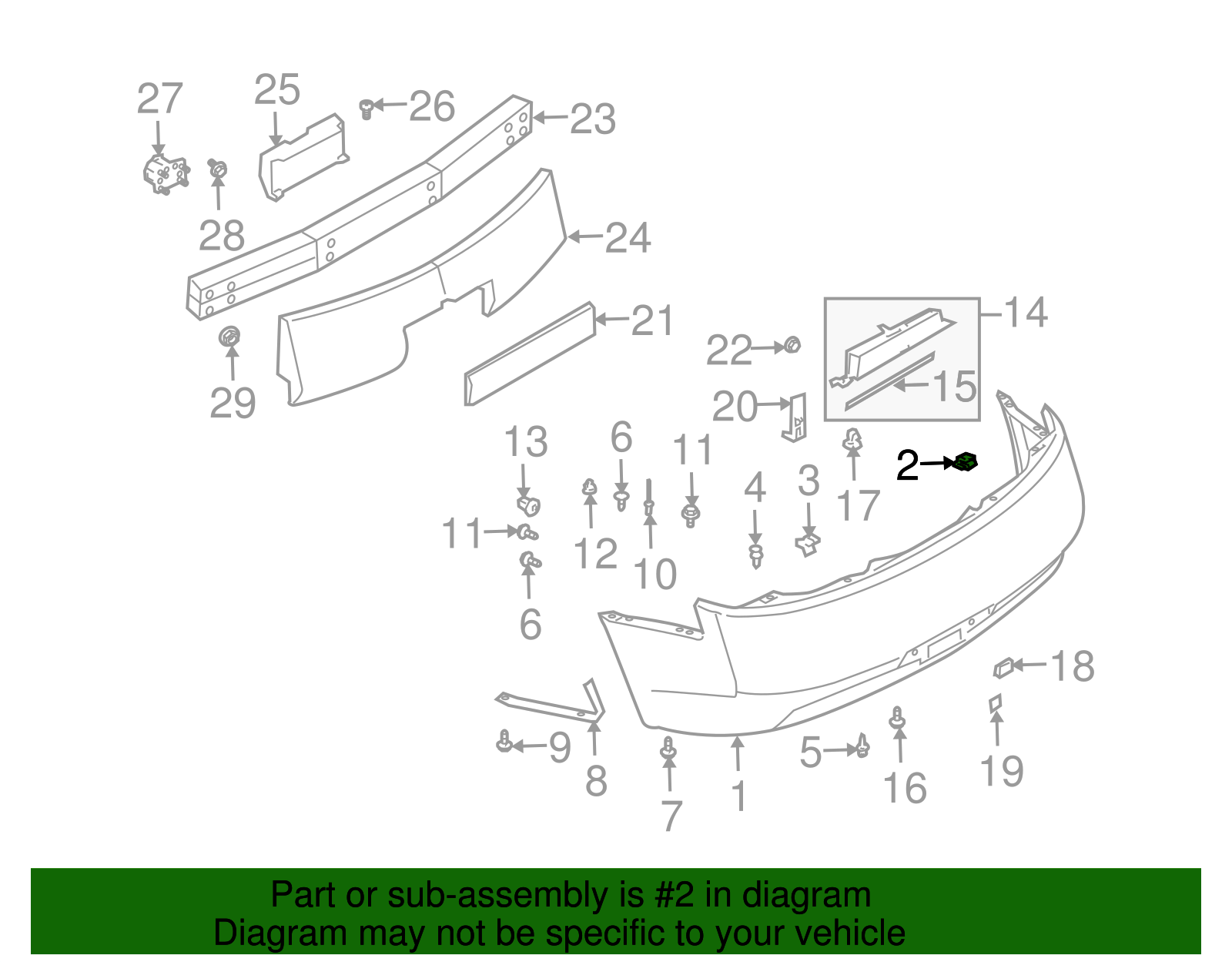 2003-2007 Infiniti G35 Bumper Cover Clip 85284-AL510 | Infiniti of Warwick