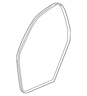 2013-2019 Cadillac XTS Driver Side Front Door Weatherstrip 20864646 GM ...