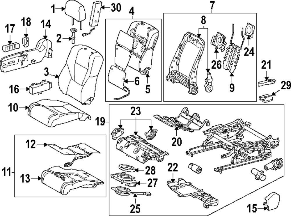 2022-2025 Toyota Seat Back Heater 87530-0C050 | Toyota Parts Center