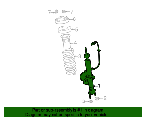 JL1Z-18124-A 2018-2023 Ford Shock Absorber | Fairway Ford Parts