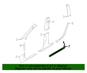 2020-2024 Audi A6 allroad Door Trim Sill Plate Insert 4K9-853-375-9B9 ...