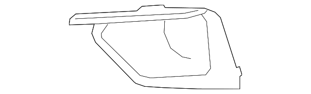 2018-2021 Chevrolet Traverse Front Passenger Side Fog Lamp Bezel ...