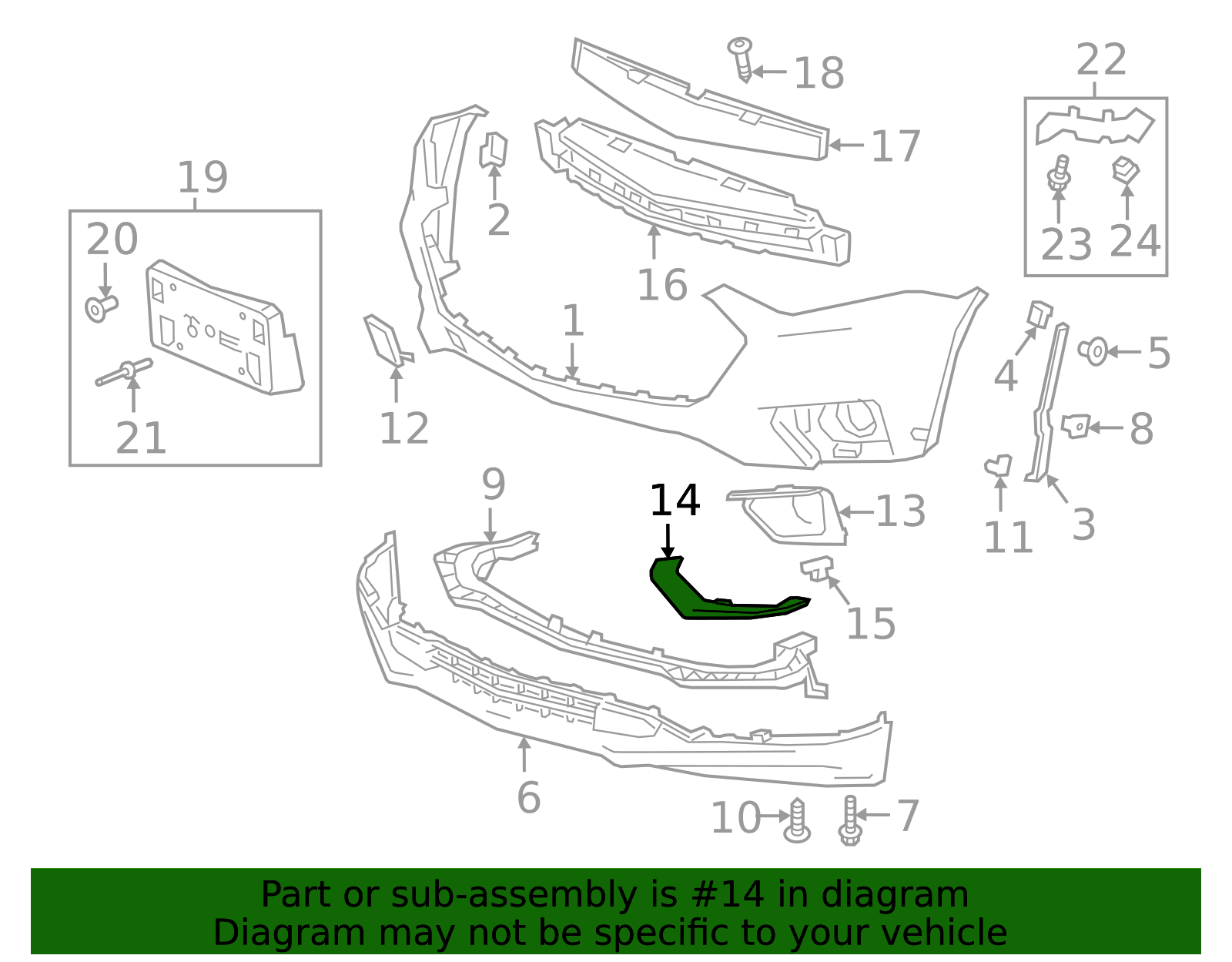 2018-2021 Chevrolet Traverse Exterior Bright Chrome Front Passenger ...
