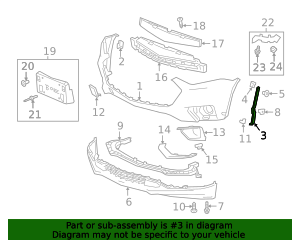 2018-2021 Chevrolet Traverse Front Passenger Side Bumper Fascia Outer ...