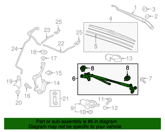 OEM 2016-2023 Honda Linkage Assembly 76530-TG7-A01 | Honda Automotive Parts
