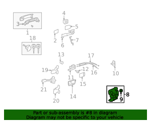 2006-2022 Toyota Lock Assembly 69040-0C050 | Toyota Parts Center