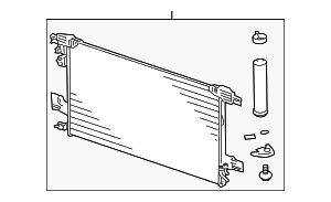 2014-2022 Mitsubishi Condenser 7812A394 | Mitsubishi Parts Warehouse