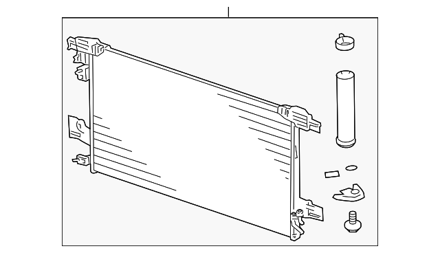 2014-2022 Mitsubishi Condenser 7812A394 | Mitsubishi Parts Warehouse