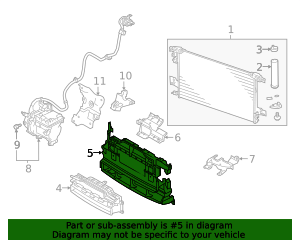 7812A385 - Air Guide 2017-2022 Mitsubishi | Mitsubishi Direct Parts