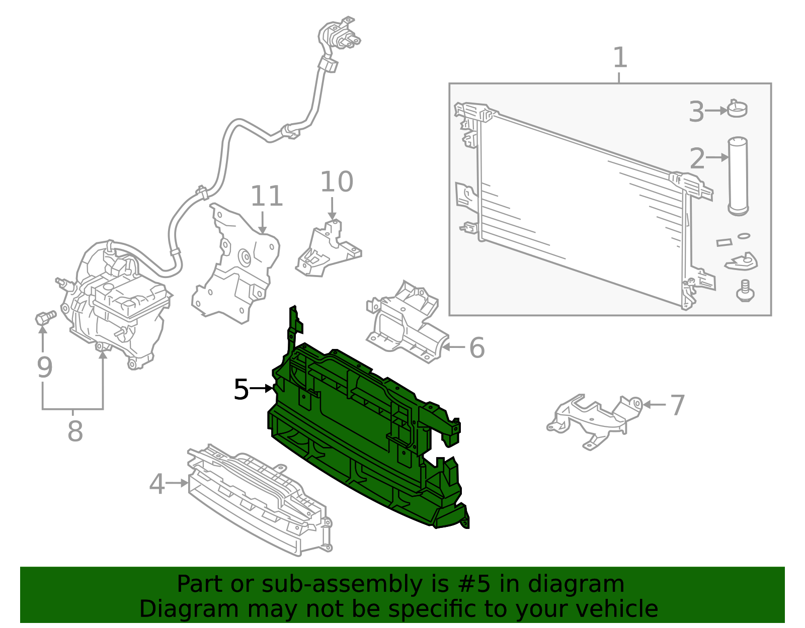 7812A385 - Air Guide 2017-2022 Mitsubishi | Mitsubishi Direct Parts