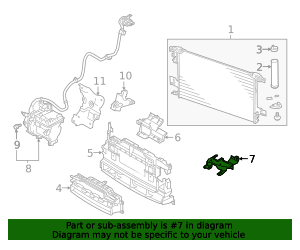 7812A387 - Upper Baffle 2017-2022 Mitsubishi | Mitsubishi Direct Parts