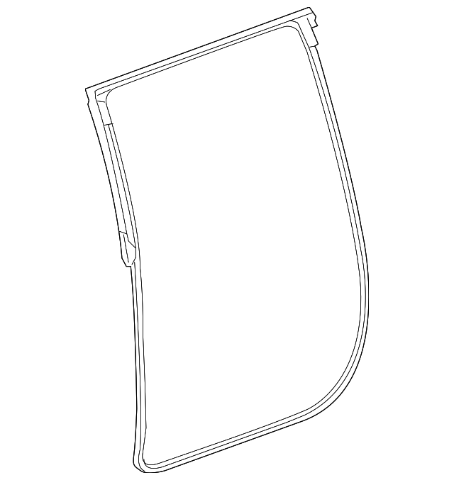2015-2020 GM Driver Side Rear Door Weatherstrip 23277121 GM ...