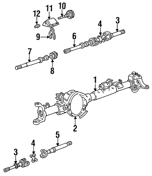 Front Axle for 1993 Dodge W250 | MyMoparParts
