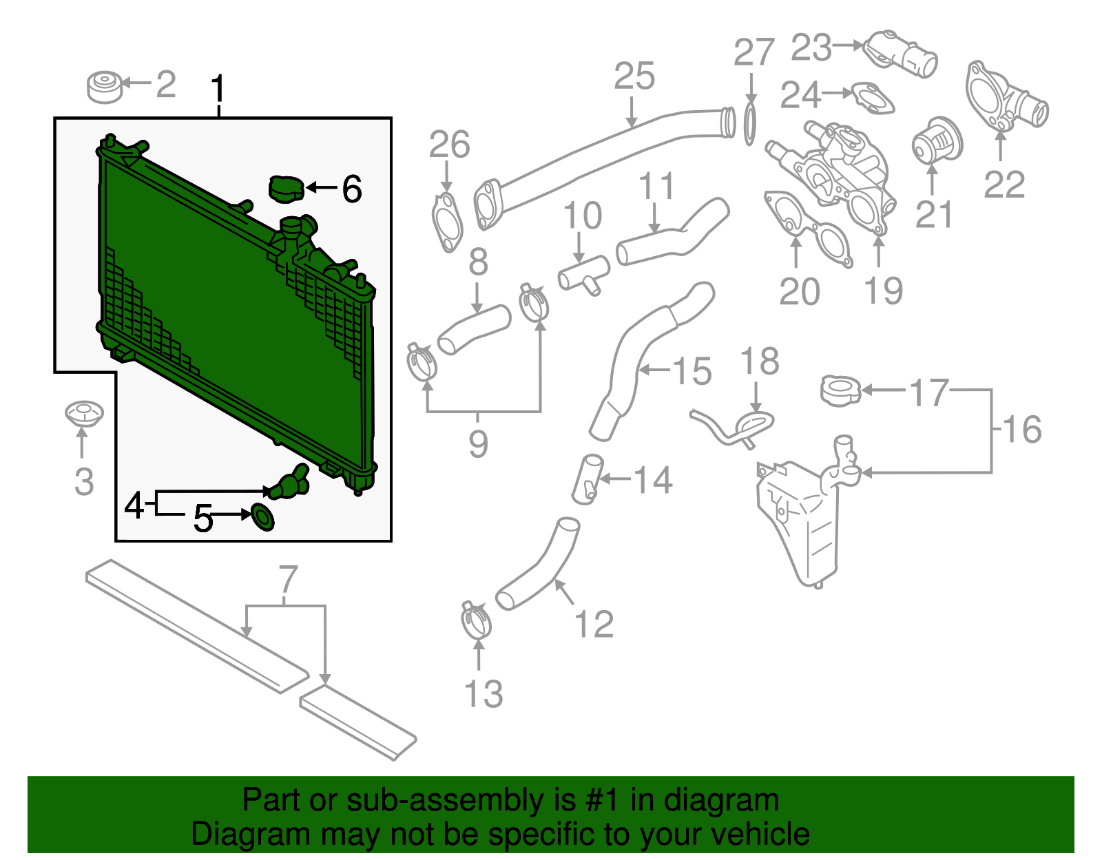 MZ691047 - Advantage Select™ Radiator,2.0L - DENSO PRODS SVS AMERICAS ...
